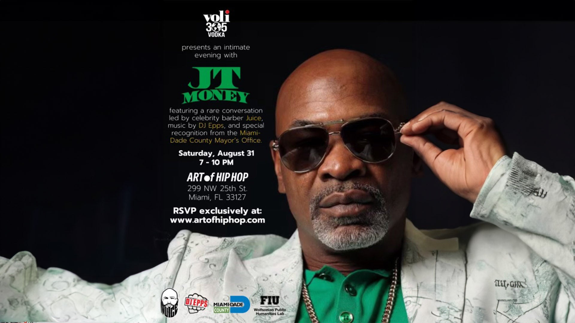 An Intimate Evening with JT Money at the Art of Hip Hop – Undeniable JT ...